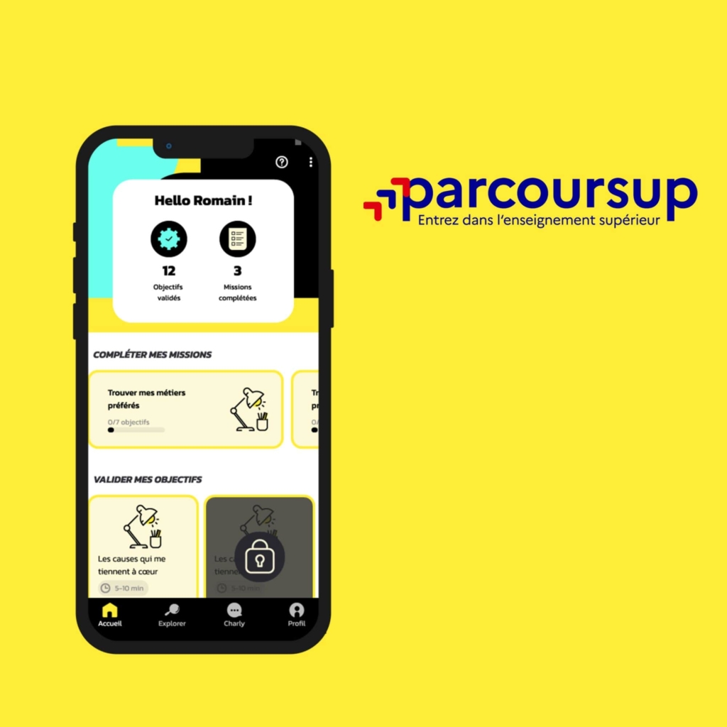 Hello Charly est disponible sur Parcoursup - Hello Charly